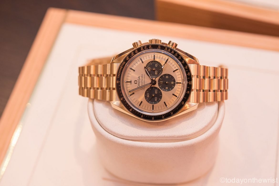 Omega Speedmaster Moonwatch Moonshine Gold