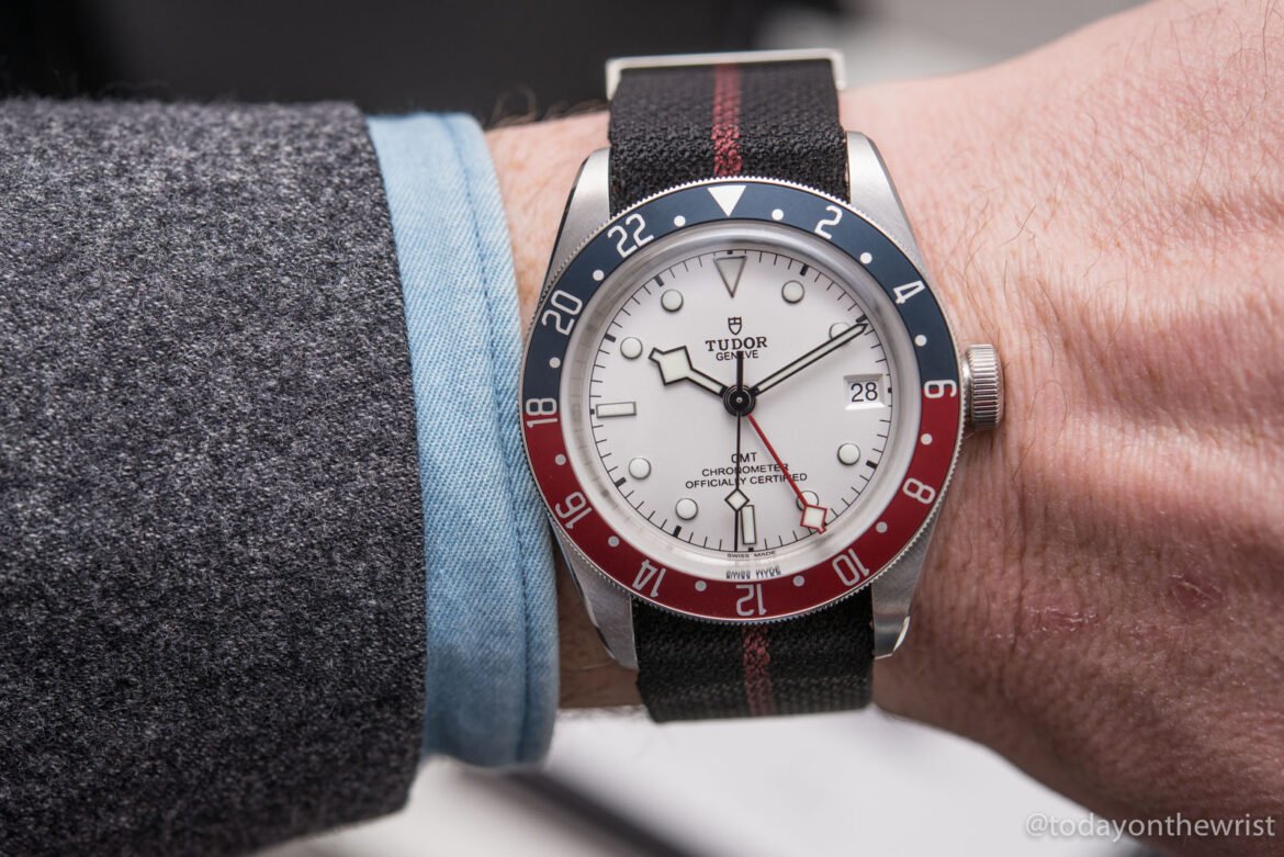 Tudor introduced the new Black Bay GMT with an opaline dial