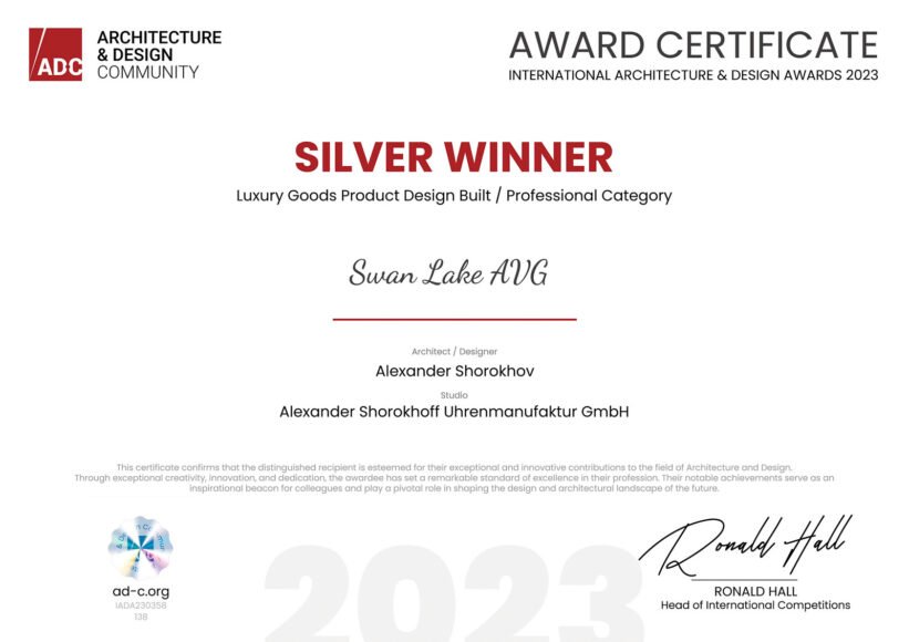 Alexander Shorokhoff Swan Lake AVG - award at IADA 2023.