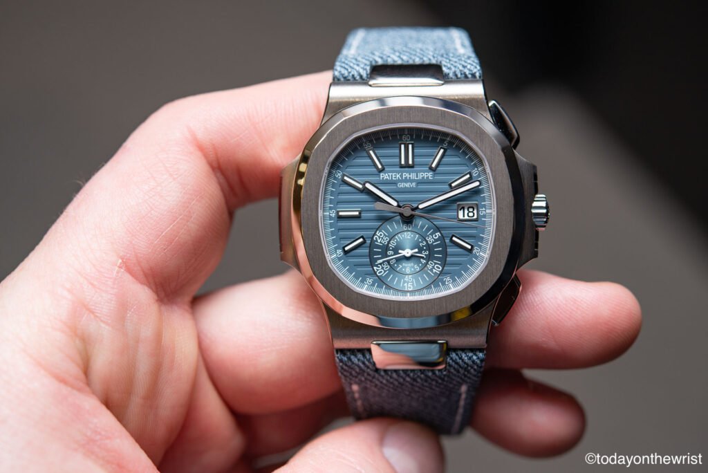 Patek Philippe Nautilus Chronograph in white gold 5980/60G