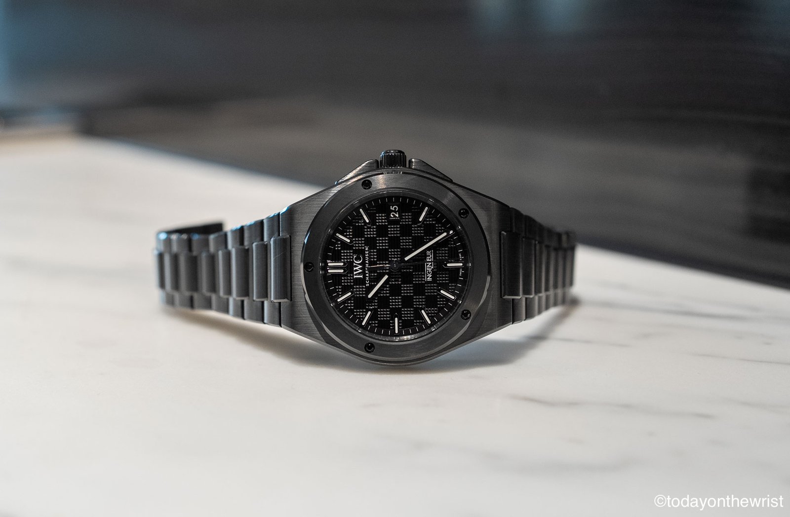 Introducing the IWC Ingenieur Automatic 42 in black ceramic
